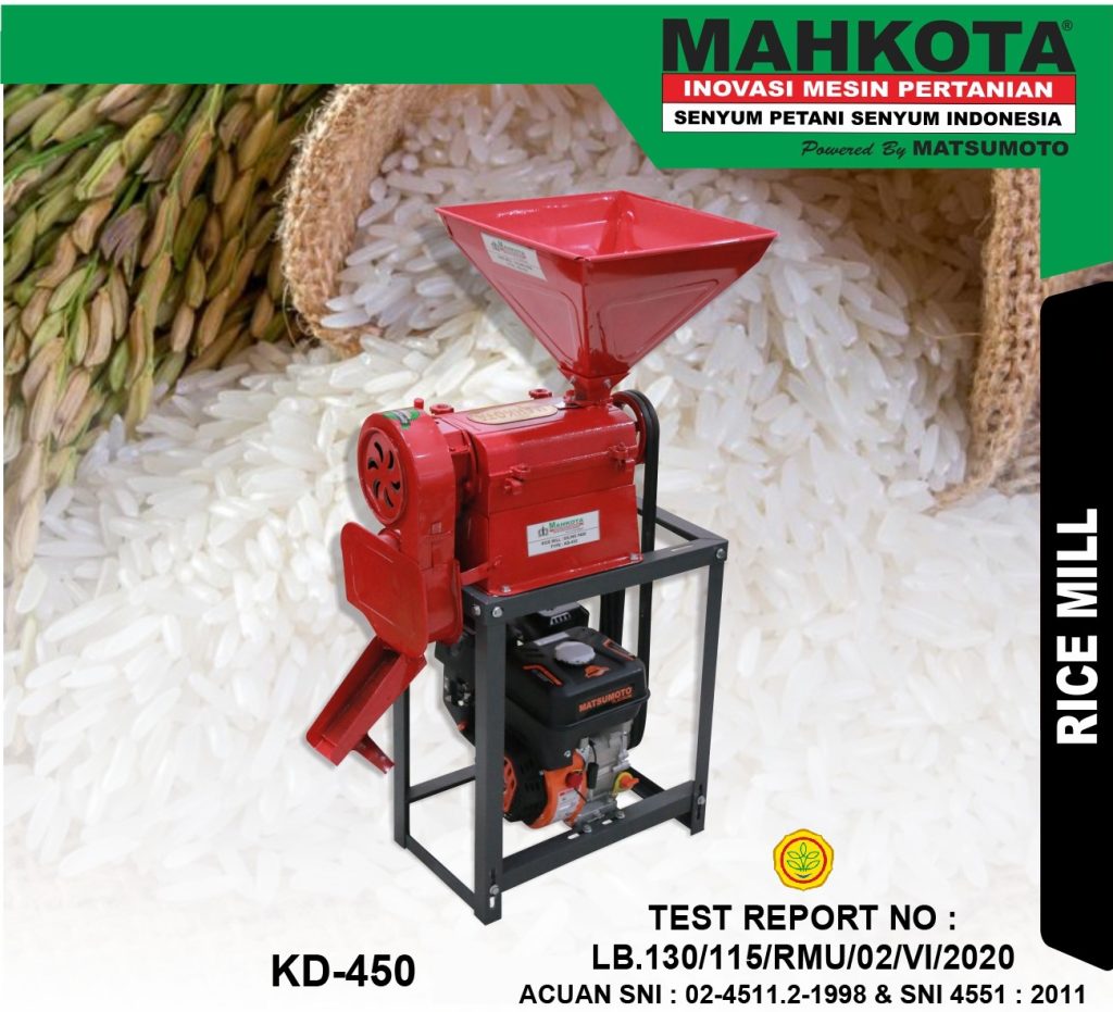 KD-450 | RICE MILL | MESIN GILING PADI | MAHKOTA – KARYA DELITAMA
