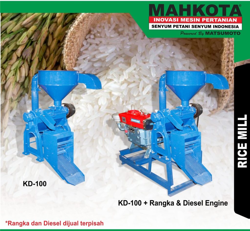 KD-100 | RICE MILL | MESIN GILING PADI | MAHKOTA – KARYA DELITAMA