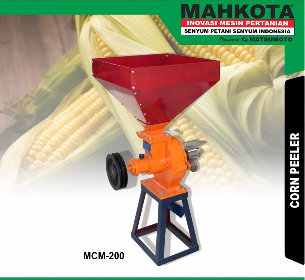 MCM-200 | CORN PEELER | MESIN PEMECAH JAGUNG | MAHKOTA – KARYA DELITAMA