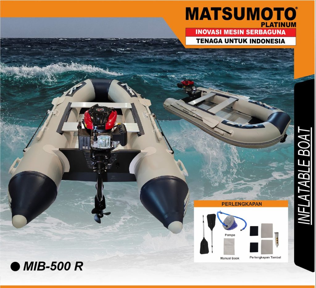 MIB-500 R | RIGID INFLATABLE BOAT / LANTAI ALUMUNIUM | PERAHU KARET ...