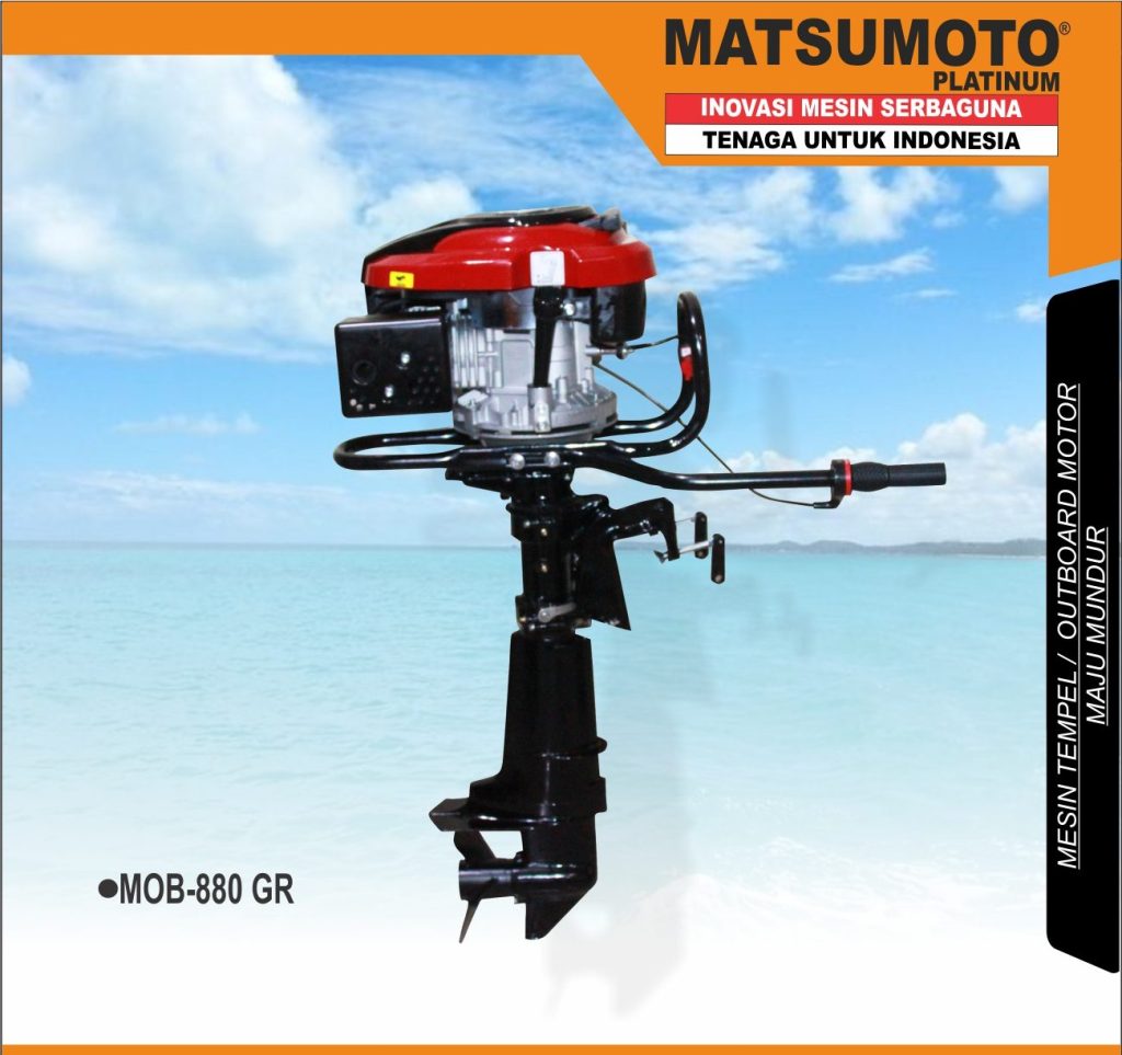 MOB-880 GR | MARINE OUTBOARD | MESIN TEMPEL / OUTBOARD MOTOR MAJU ...