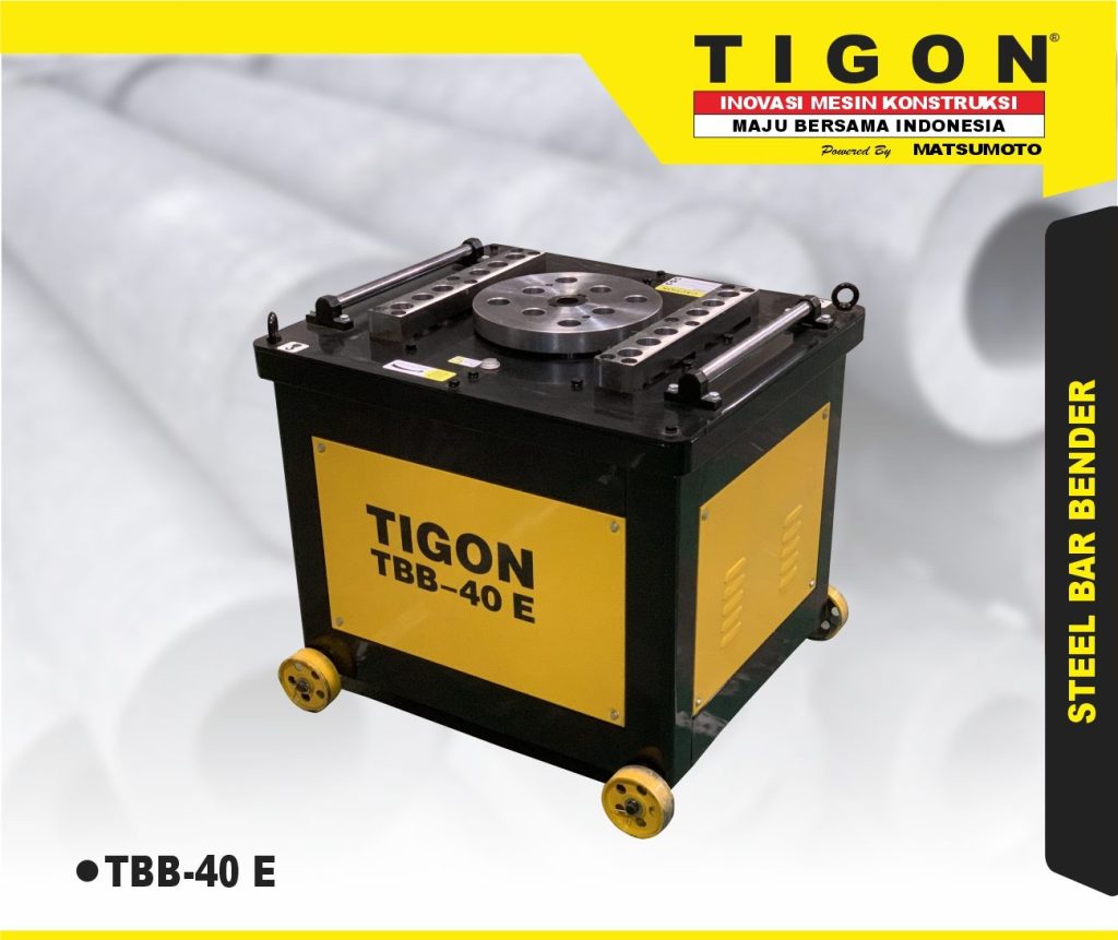 TBB-40 E | STEEL BAR BENDER | MESIN PEMBENGKOK BESI | TIGON – KARYA DELITAMA