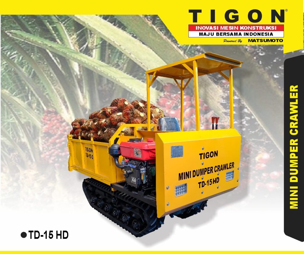 TD-15 HD | MINI DUMPER | MINI DUMPER CRAWLER | TIGON – KARYA DELITAMA
