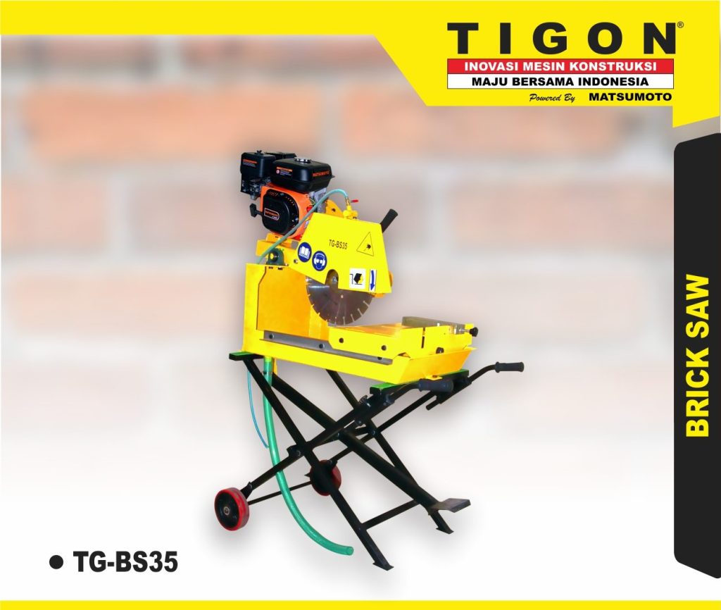 TG-BS35 | BRICK SAW | MESIN GERGAJI BATU BATA | TIGON – KARYA DELITAMA