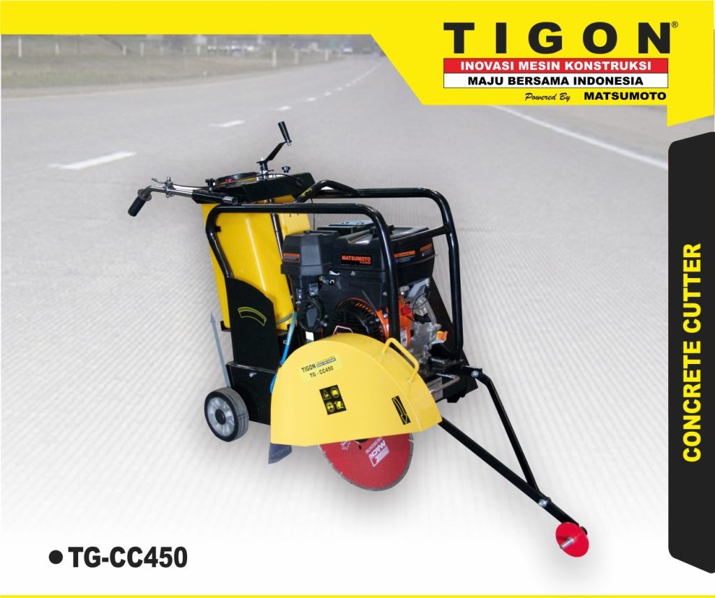 TG-CC450 | CONCRETE CUTTER | MESIN POTONG ASPAL | TIGON – KARYA DELITAMA