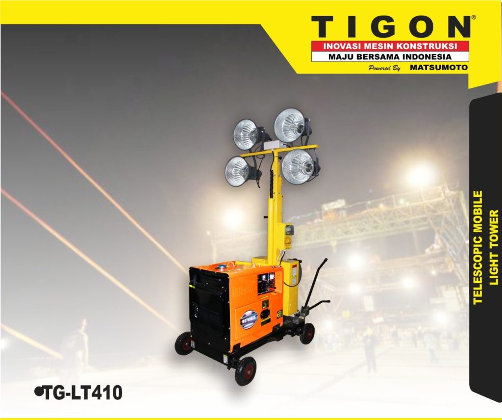 TG-LT410 | MOBILE LIGHT TOWER | TELESCOPIC MOBILE TOWER | TIGON – KARYA ...