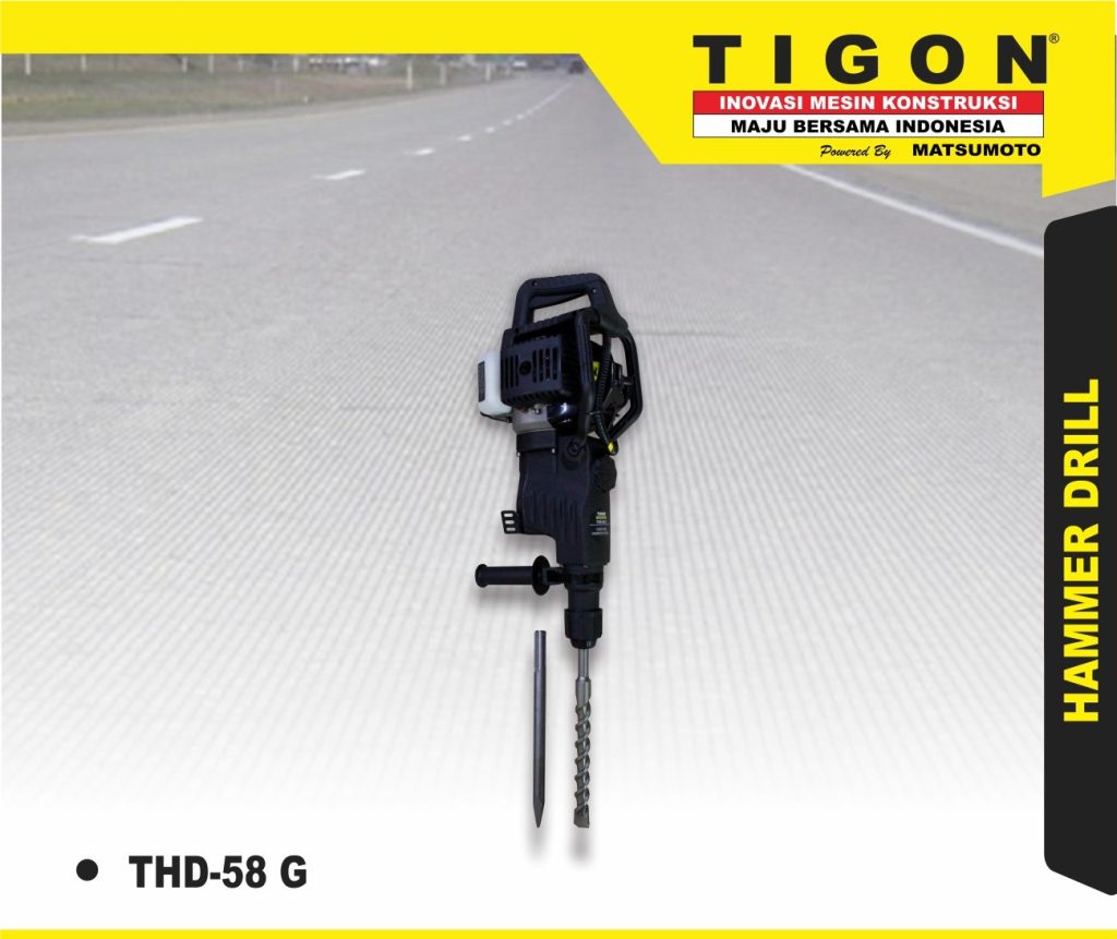 THD-58 G | HAMMER DRILL | ALAT PENGHANCUR BETON | TIGON – KARYA DELITAMA