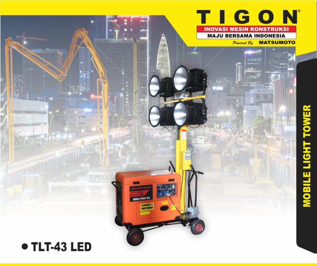 TLT-43 LED | MOBILE LIGHT TOWER | LAMPU PENERANG JALAN | TIGON – KARYA ...