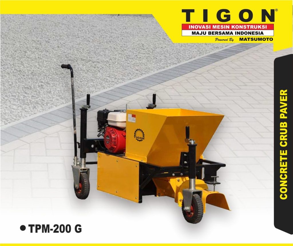 TPM-200 G | PAVER MACHINE | MESIN PEMBUAT BATAS JALAN | TIGON – KARYA ...