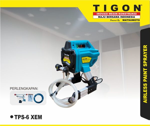 TPS-6 XEM | PAINT SPRAYER | AIRLESS PAINT SPRAYER | MESIN CAT ELEKTRIK | TIGON – KARYA DELITAMA