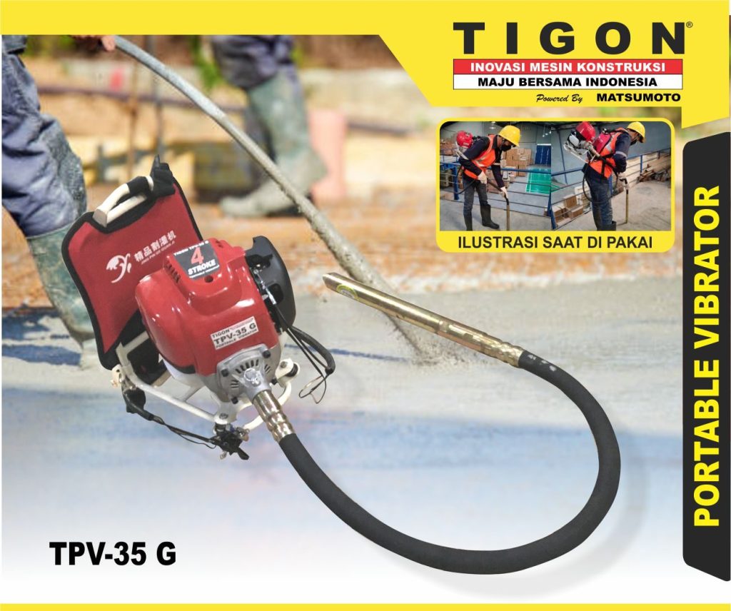 TPV-35 G | HOSE VIBRATOR | PORTABLE VIBRATOR | TIGON – KARYA DELITAMA
